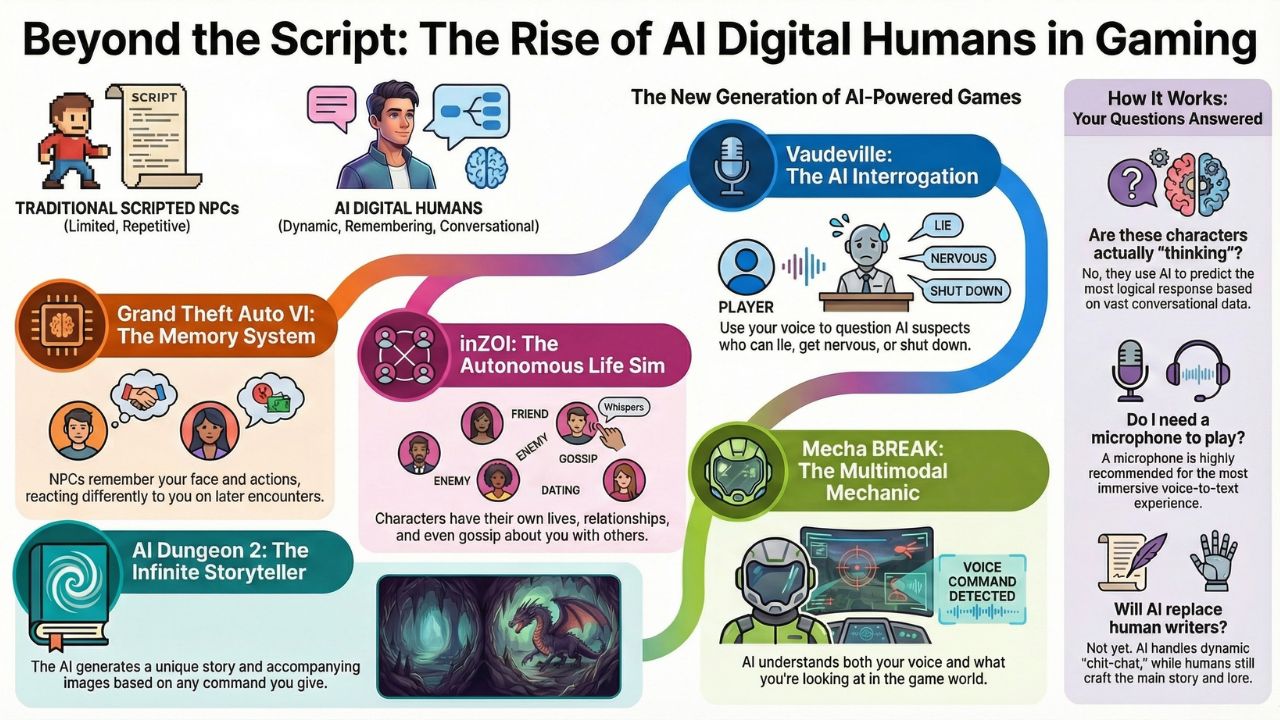 Top 10 Games with Sentient AI NPCs You Can Talk To (2026 Edition)